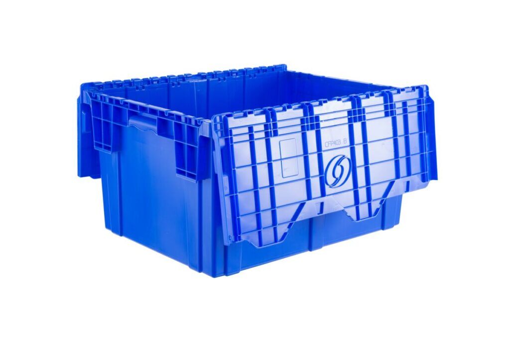 Attached Lid Containers | Storage Bin With Lids | ORBIS